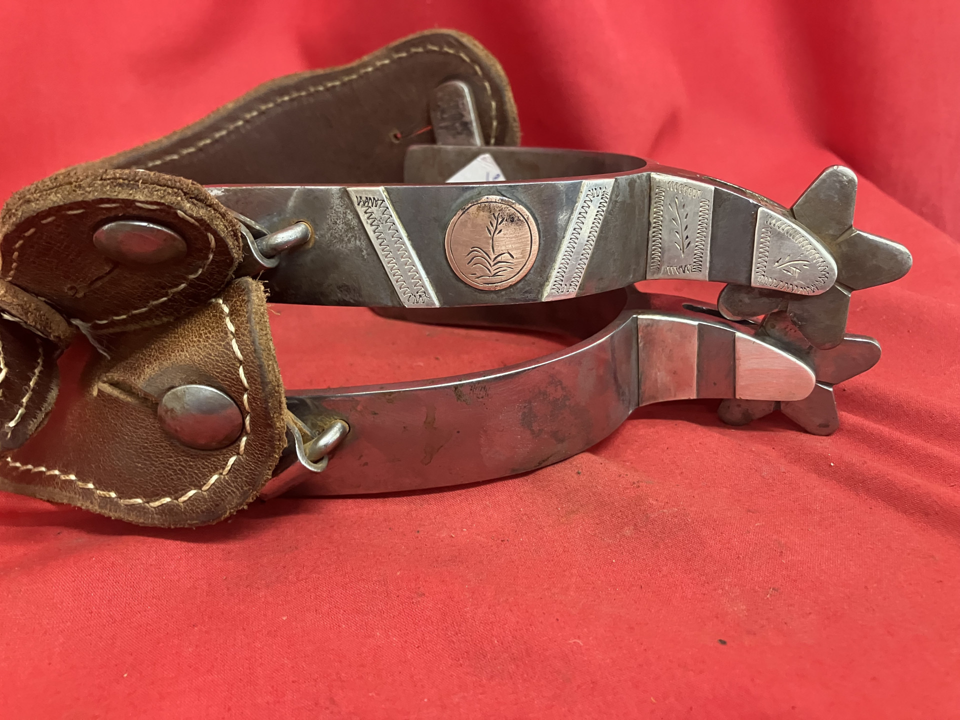 W.C. BOONE MOUNTED SPURS