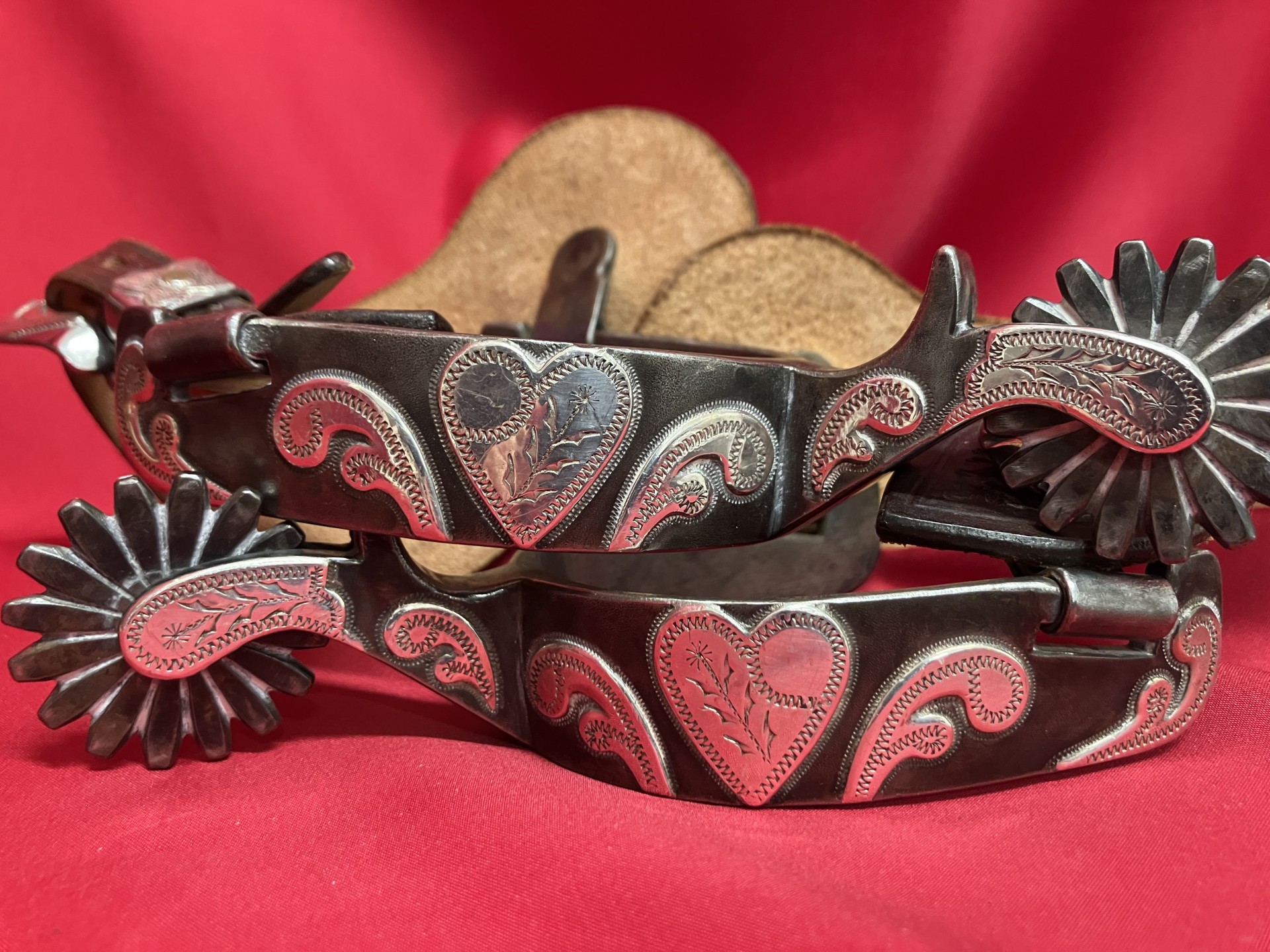 RAY ANDERSON SPURS W/ BUCKLES STRAPS