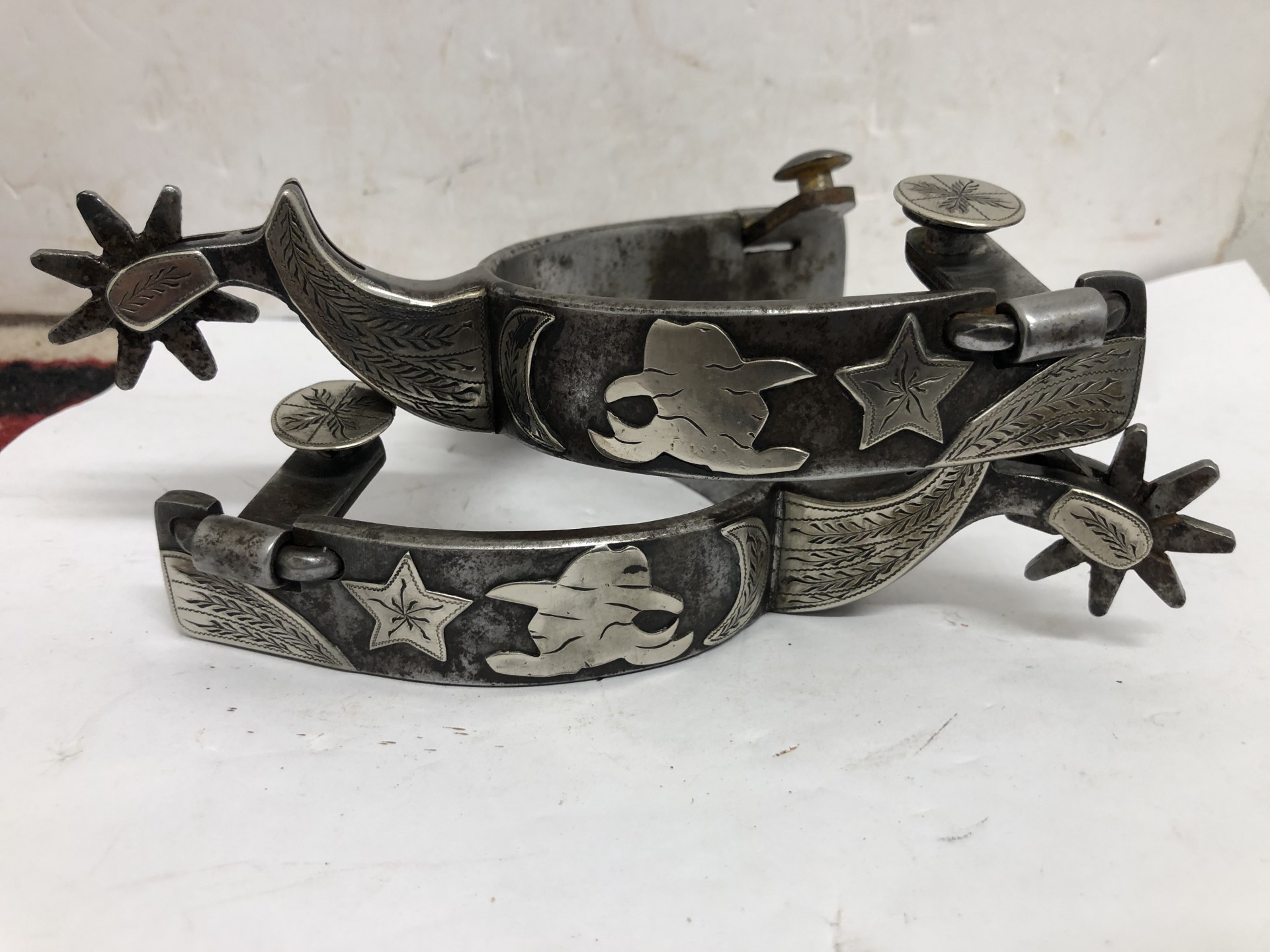 STEPHEN WHITE MOUNTED SPURS