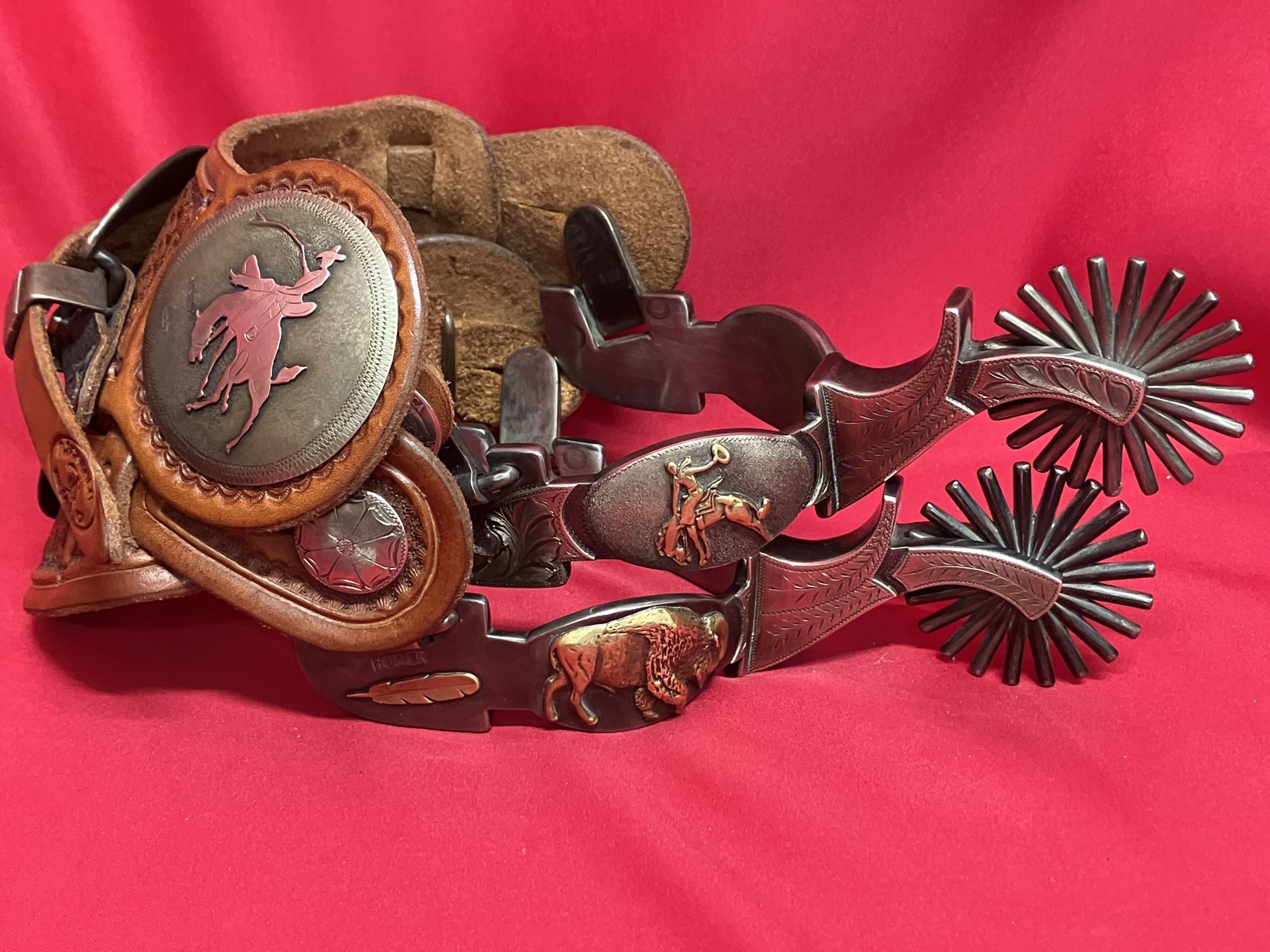 BILL HOMER SPURS BUCKLES CONCHOS