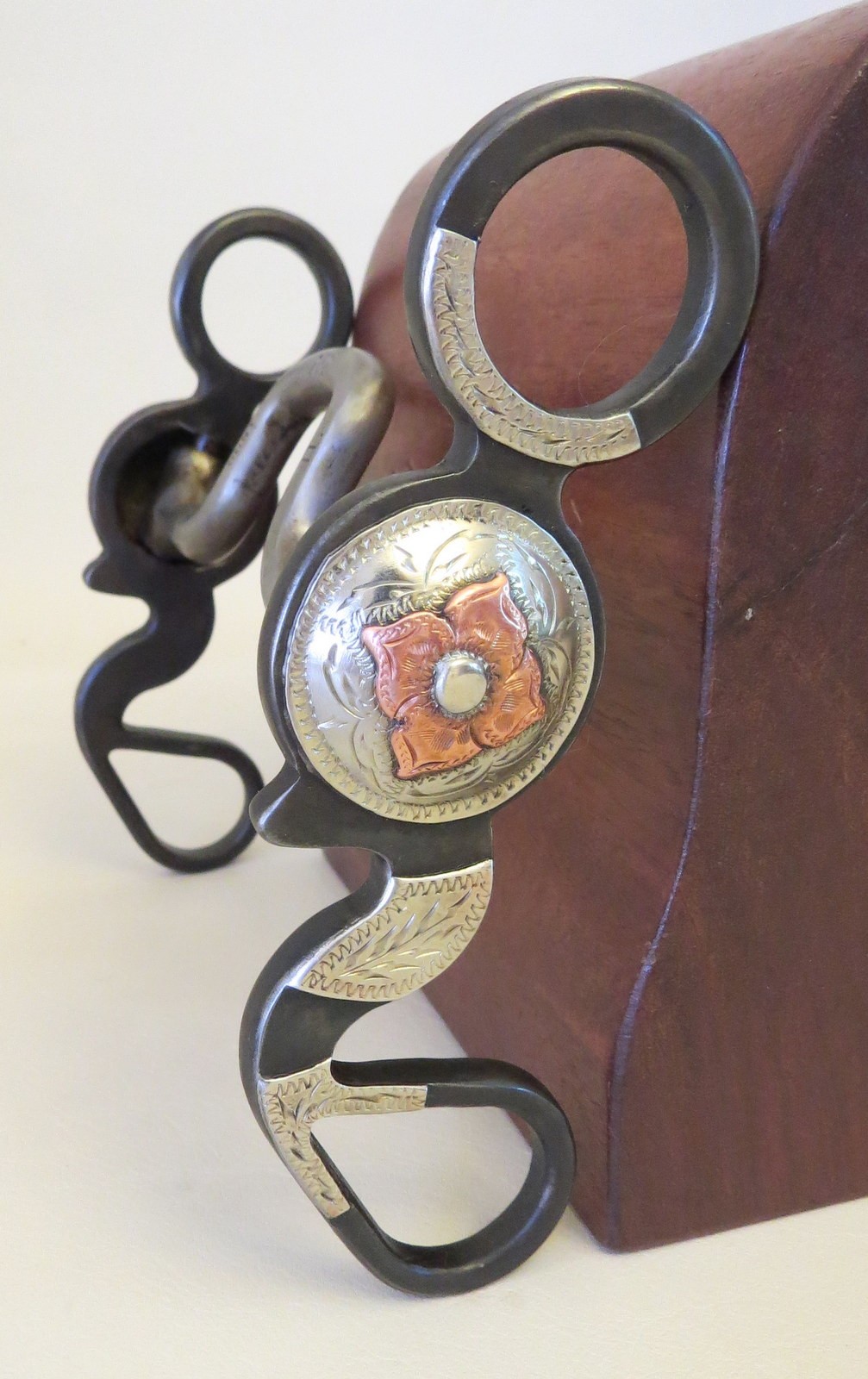 9051 New Handmade DAVID HUNT #232 Loose Cheek Flattened Square Port Bit